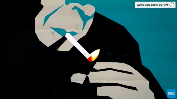 TEASER: Animated Fox Mulder, Dana Scully & Cigarette Smoking Man in THE ...