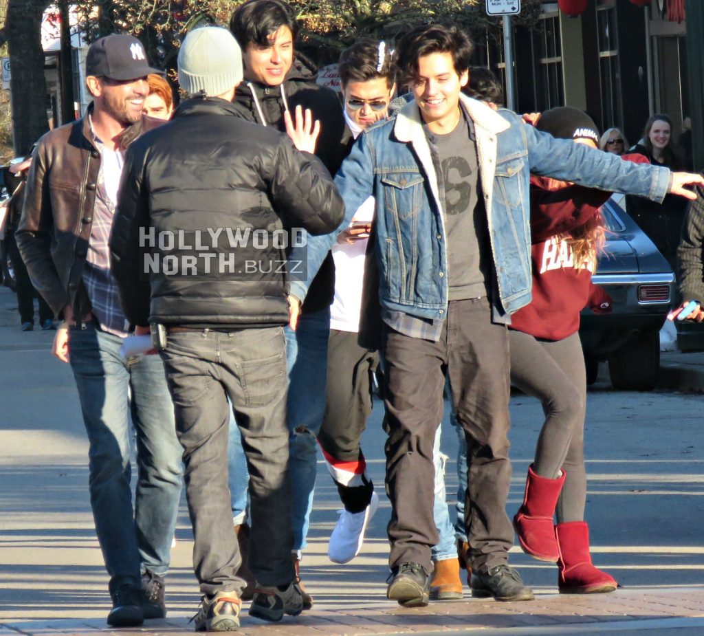 SEASON 2: RIVERDALE's Jughead (Cole Sprouse)& FP (Skeet Ulrich), Archie ...