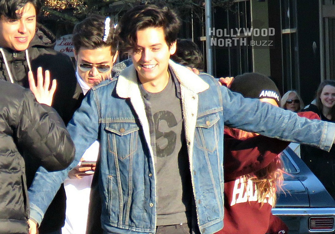 SEASON 2: RIVERDALE's Jughead (Cole Sprouse)& FP (Skeet Ulrich), Archie ...