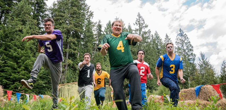 Josh Duhamel's BUDDY GAMES 2 Set Up in New Westminster