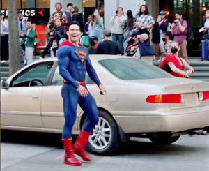 Tyler Hoechlin's SUPERMAN in Downtown Vancouver Goes Viral on TikTok ...