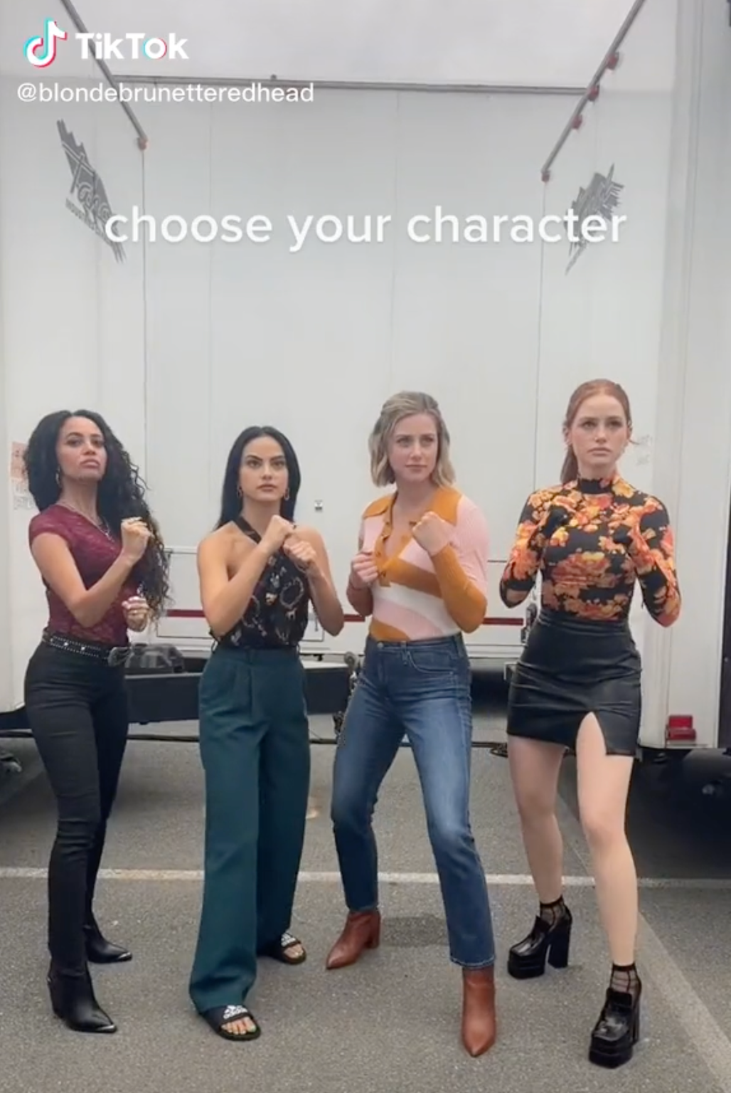 RIVERDALE's Lili Reinhart, Camila Mendes, Vanessa Morgan & Madelaine ...