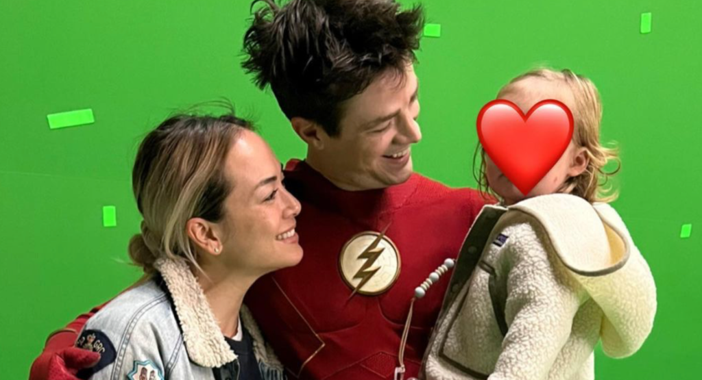 Grant Gustin Shared His Last Day as THE FLASH With His Family at ...