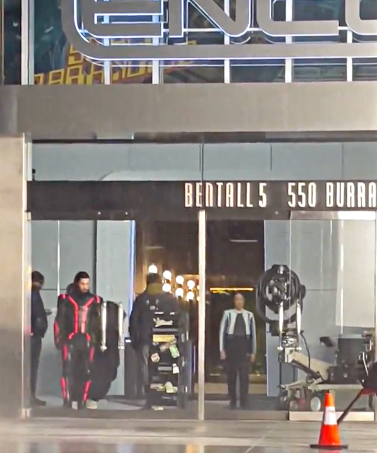 Vancouver's Bentall 5 Tower as ENCOM for TRON: ARES