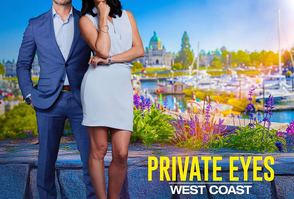 PRIVATE EYES: WEST COAST With Jason Priestley & Cindy Sampson Filming ...